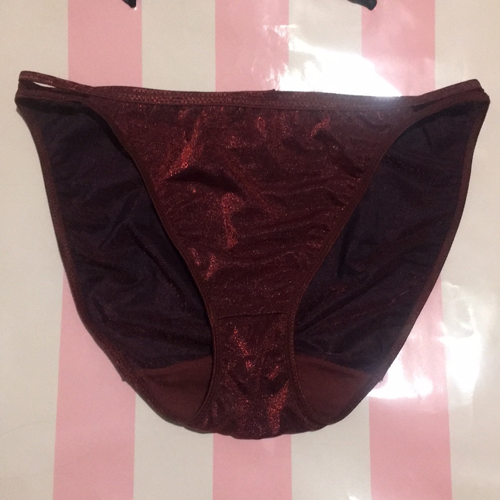 Vtg 1998 Victoria Secret Shimmer Double String Bikini… - Gem